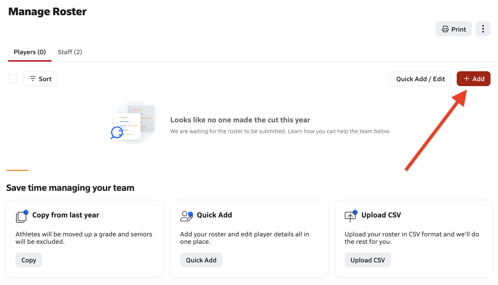 Roster Management for Team Admins – MaxPreps Support