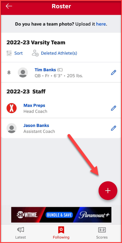 Roster Management for Team Admins – MaxPreps Support