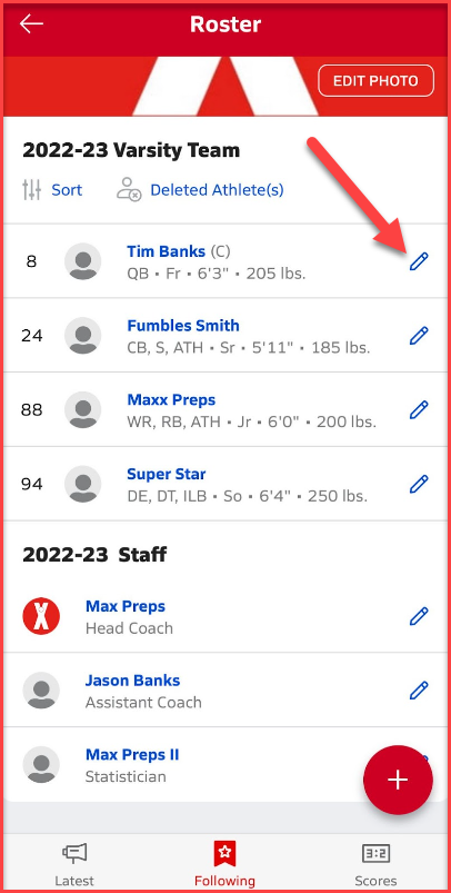 Roster Management for Team Admins – MaxPreps Support