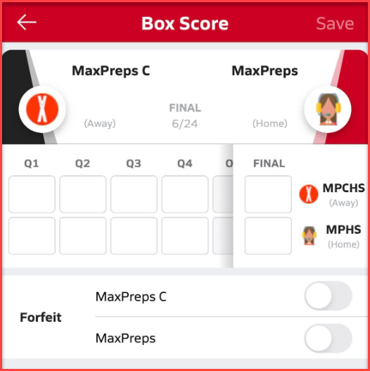 Score Management for Team Admins – MaxPreps Support